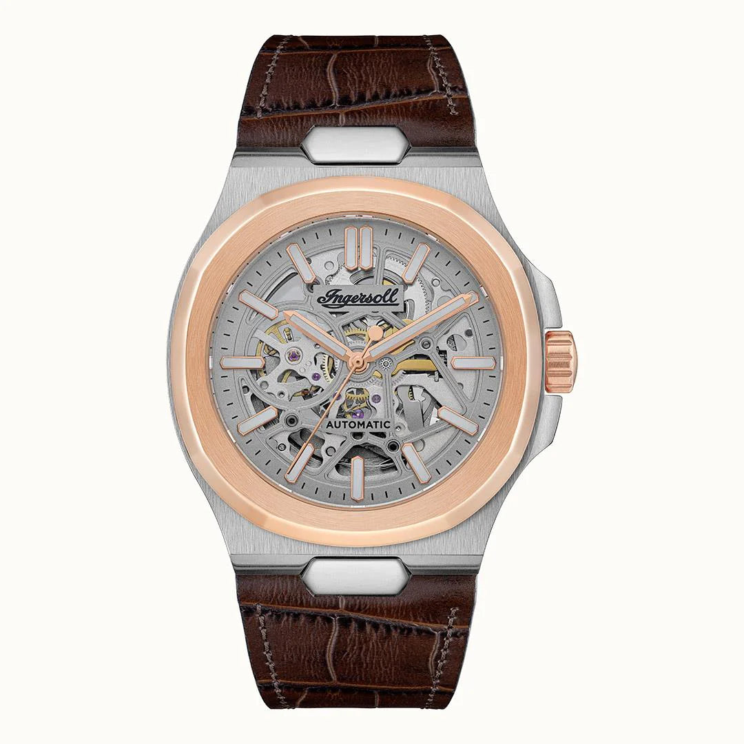 Ingersoll The Catalina Brown Men's Skeleton Watch | PEROZ Australia